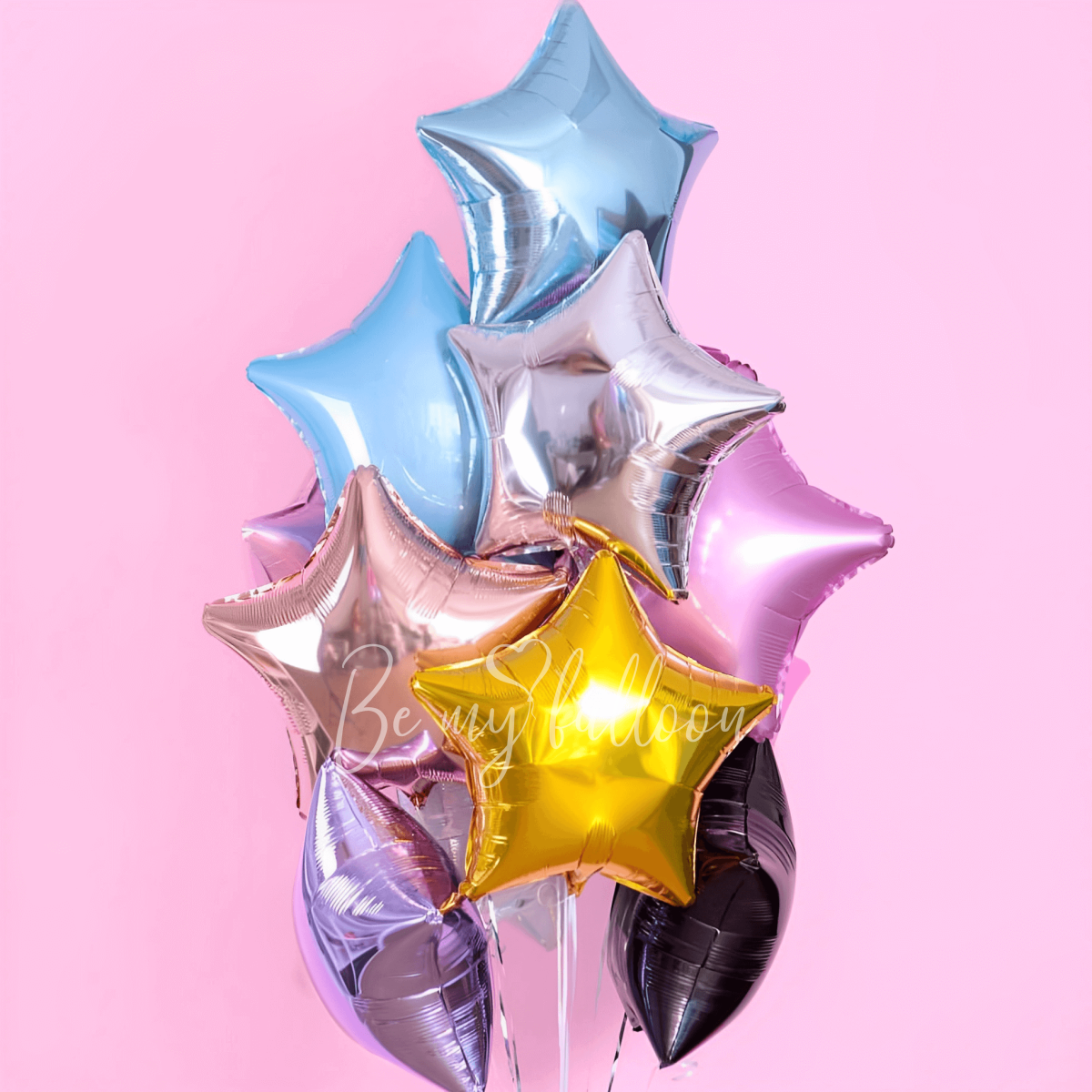 Buy Rainbow Stars! Balloon bouquet with delivery in Dubai and other UAE ...